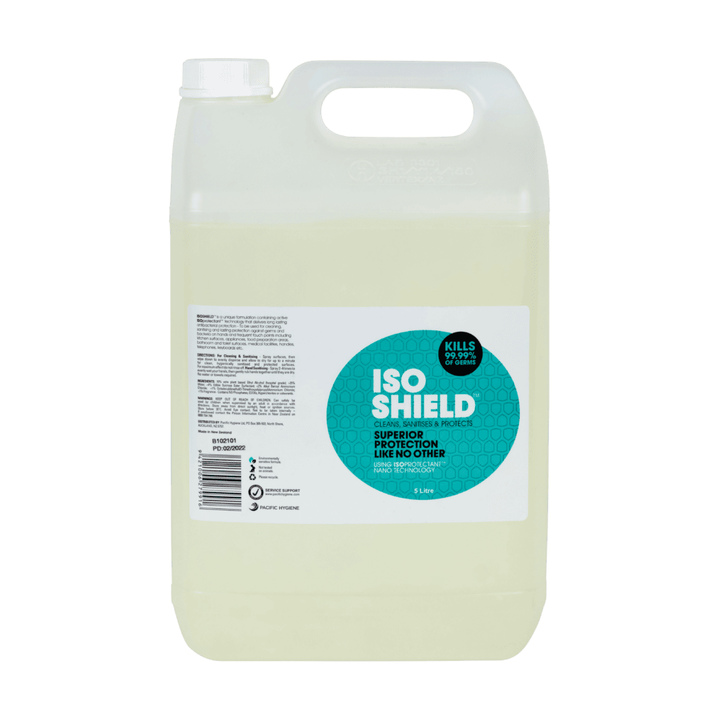 IsoShield Hand Sanitiser, Touchpoint Cleaner & Protectant - Aotea Hygiene